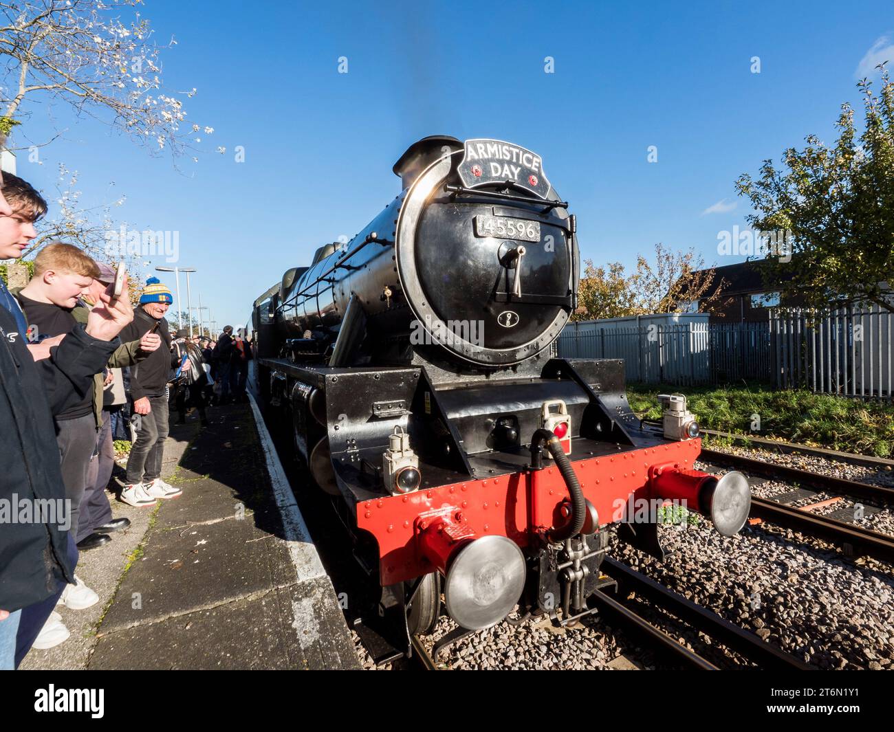 Sheerness, Kent, UK. 11th Nov, 2023. A special Armistice Day steam ...