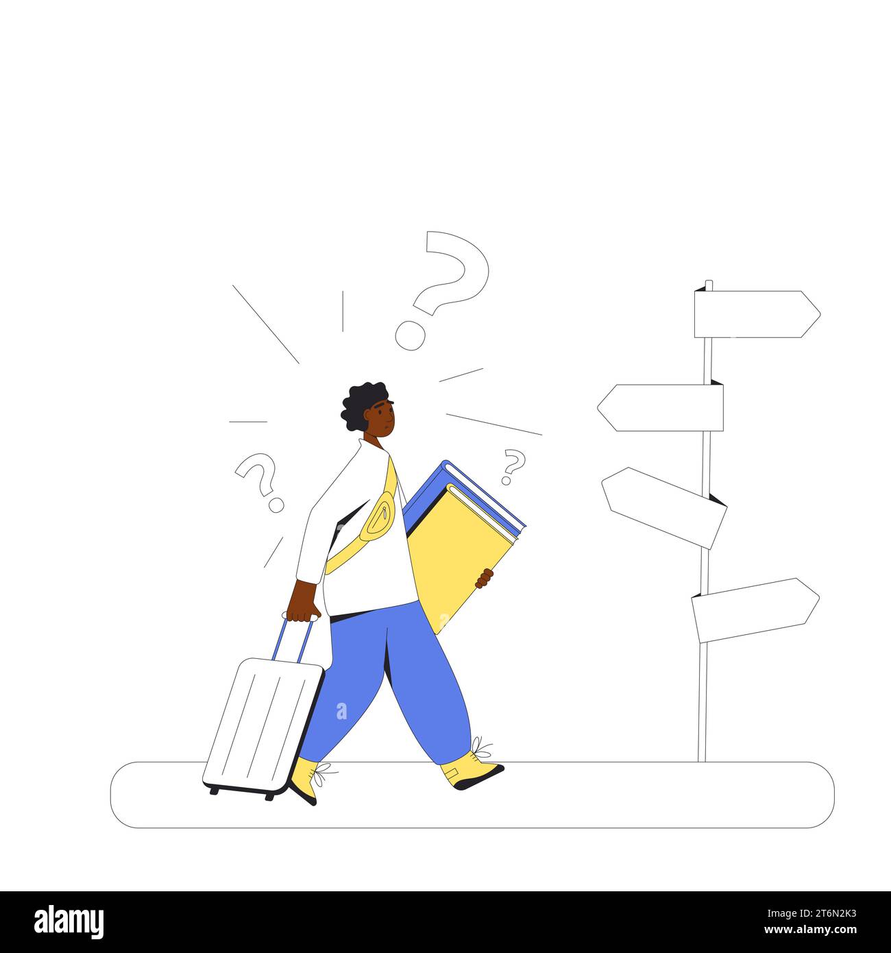 College pathway Stock Vector Images - Alamy