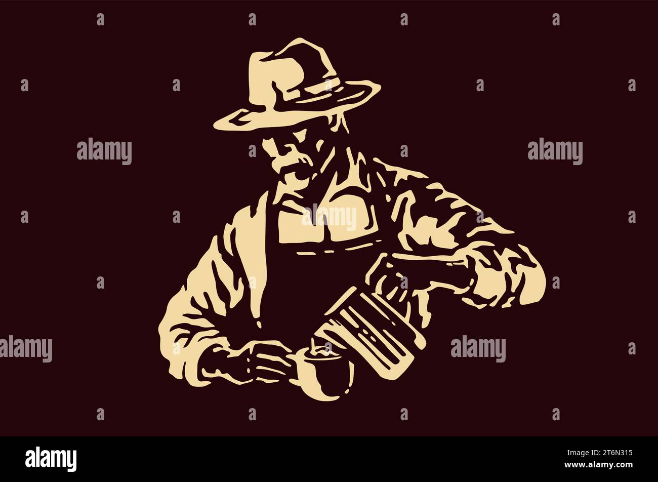 Black male hand making Stock Vector Images - Alamy