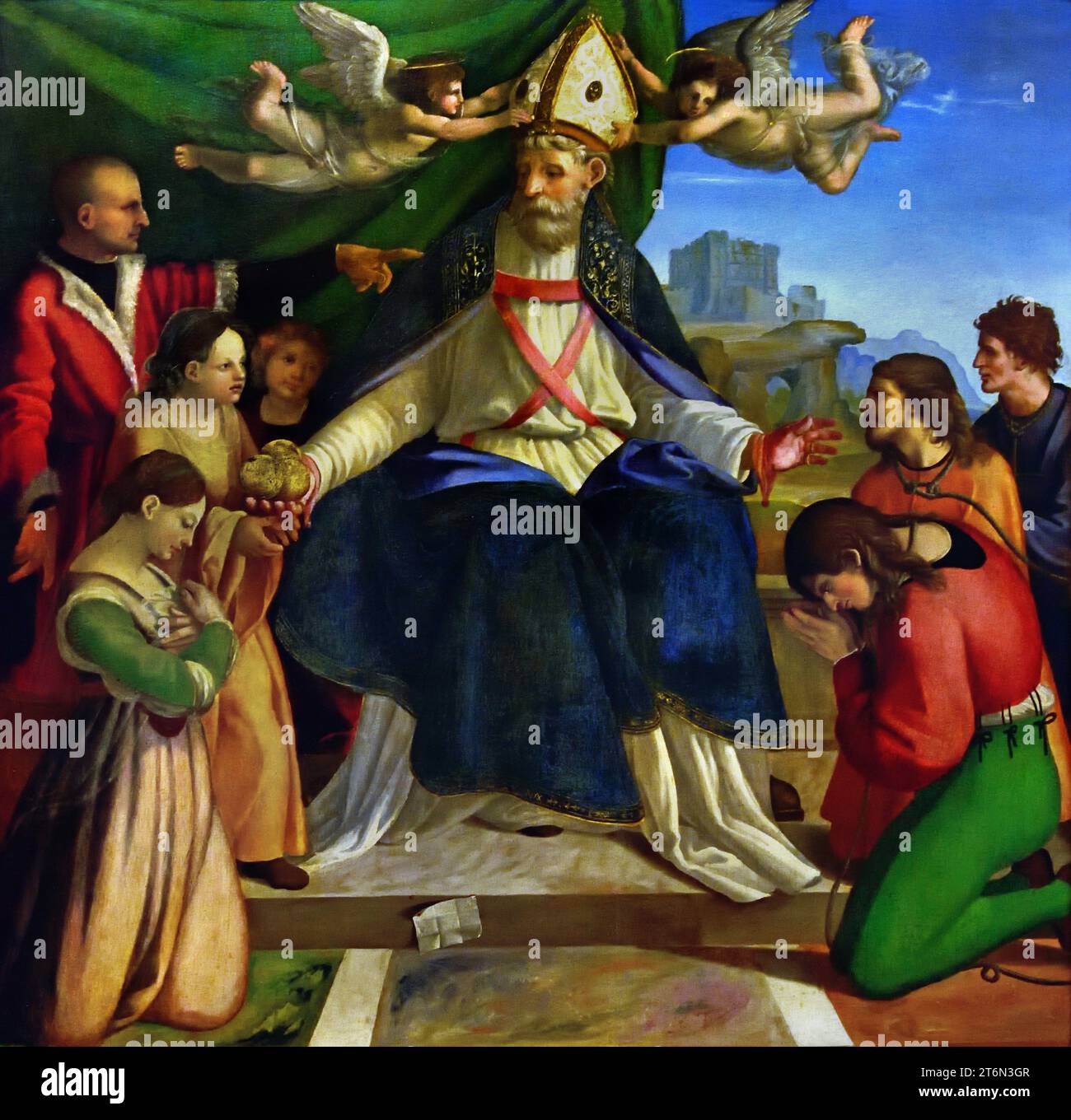 Christian god on throne hi-res stock photography and images - Alamy