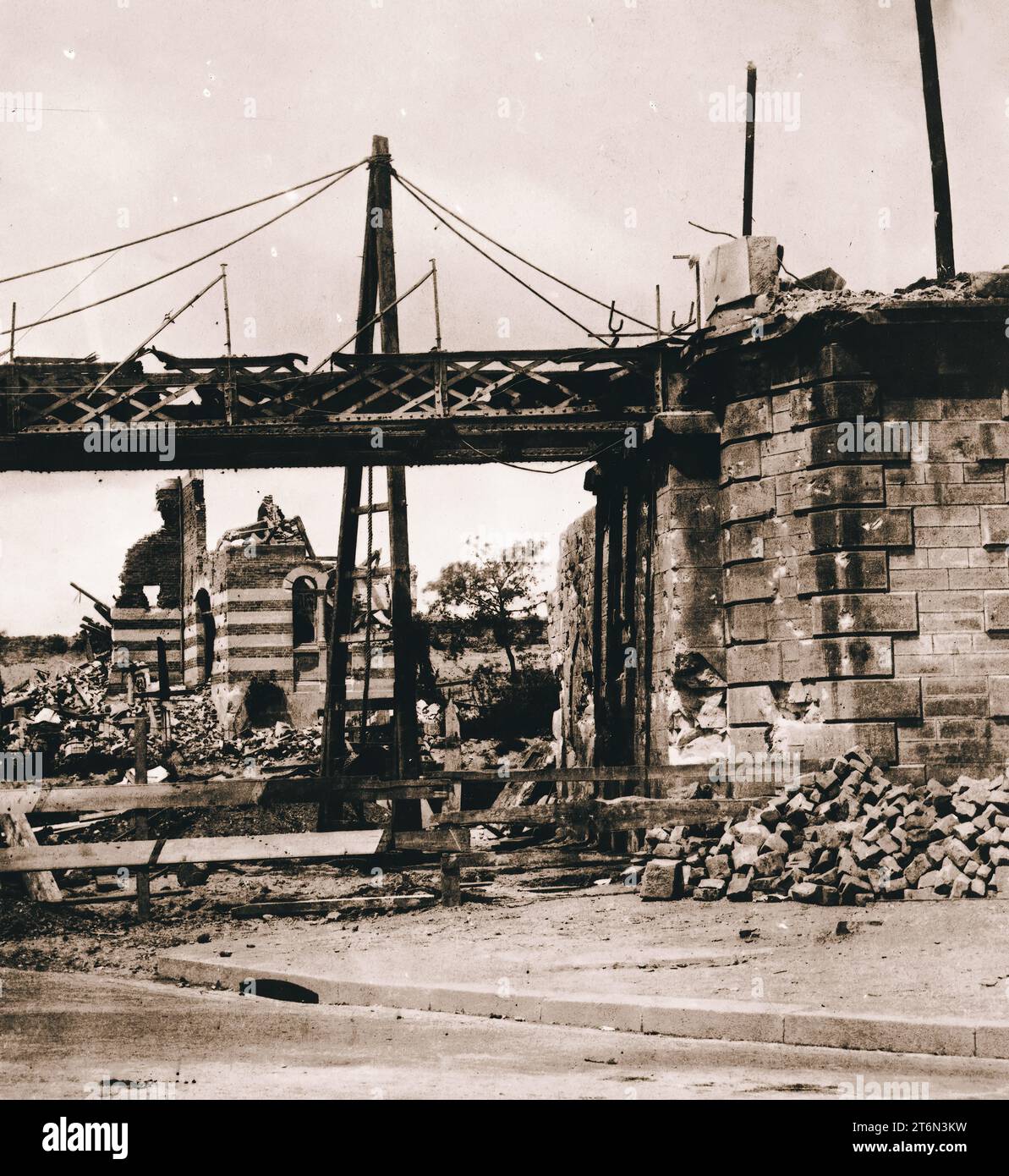 Paris Commune. Railway station and bridge. The Siege and the Commune of ...