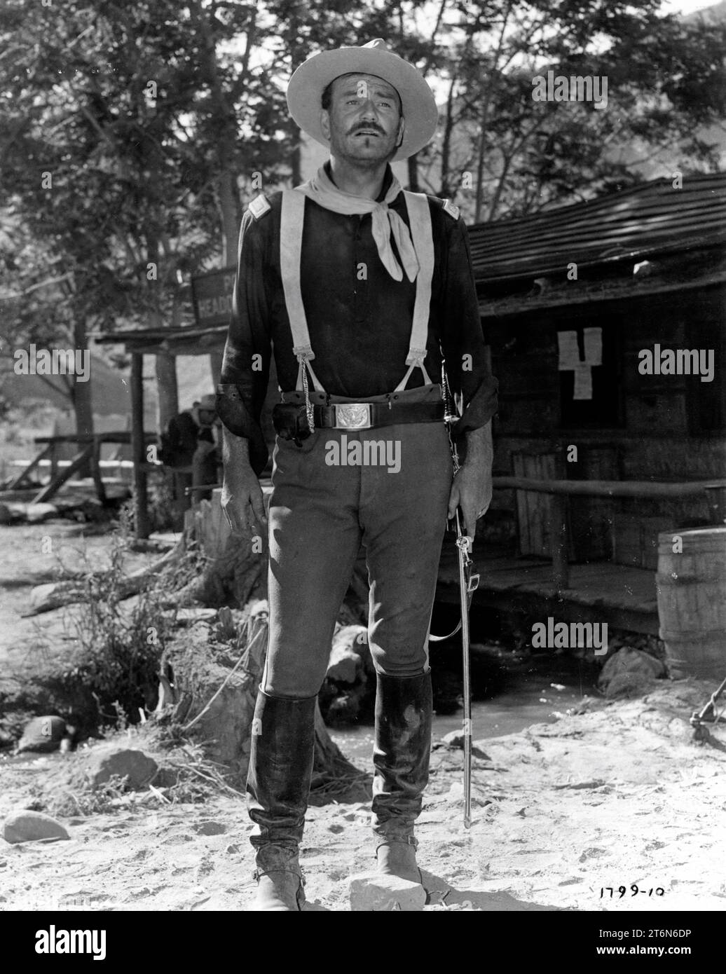 JOHN WAYNE in RIO GRANDE 1950 director JOHN FORD screenplay James Kevin ...