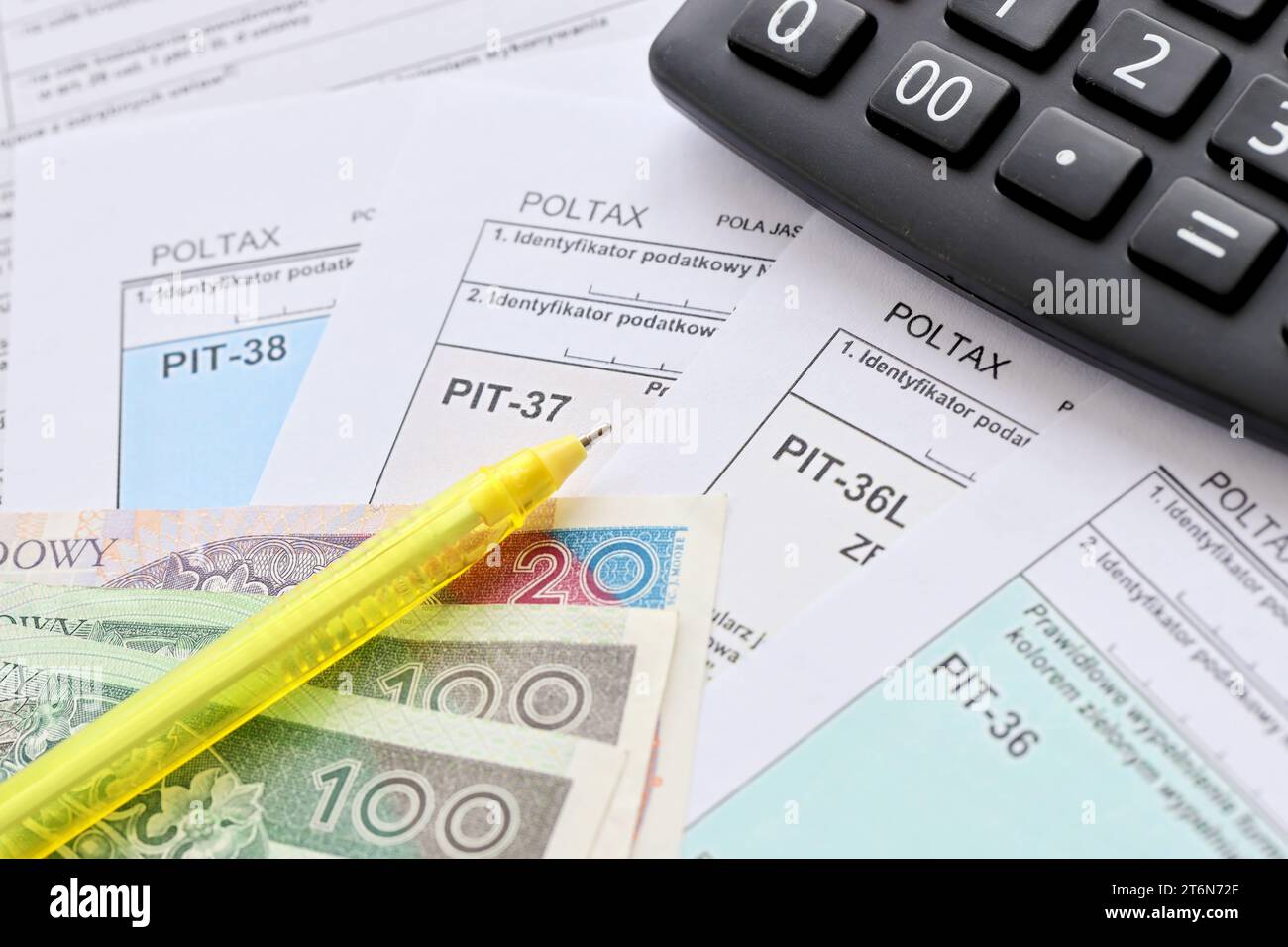 Declaration of the amount of earned income or incurred loss, PIT-36 ...