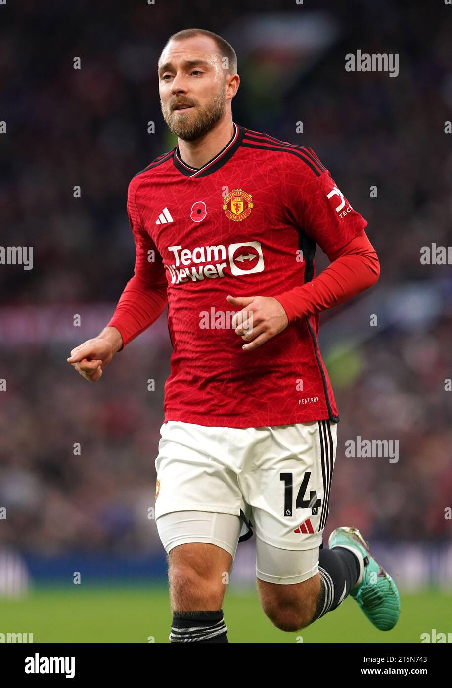 Manchester United's Christian Eriksen during the Premier League match ...