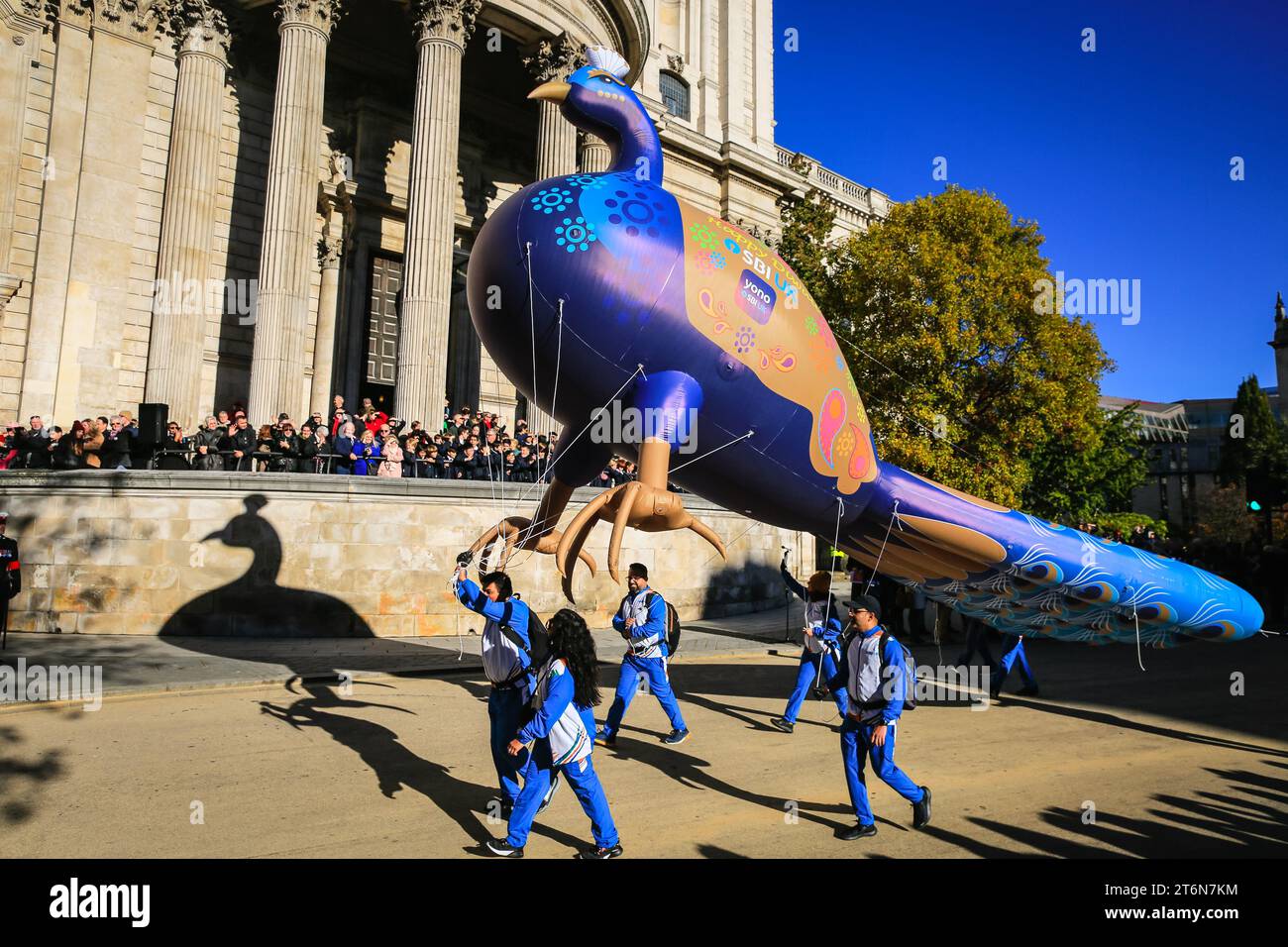 London, UK 11th Nov 2023. the SBI float wishes everyone a happy Diwali ...