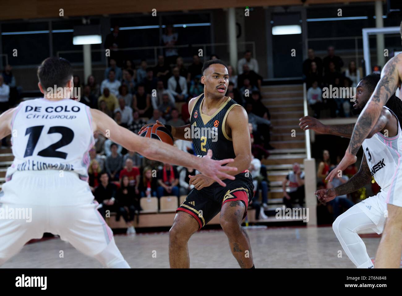 Monaco player #2 Jordan Loyd is seen in action during day 7 of the ...