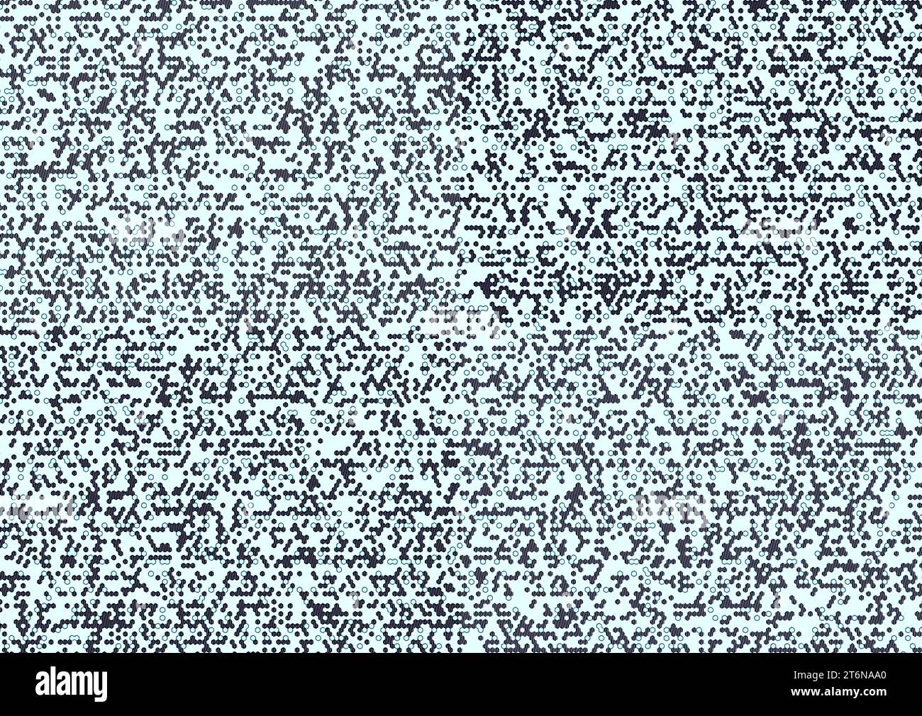 An abstract pattern featuring an irregular hexagonal grid composed of ...