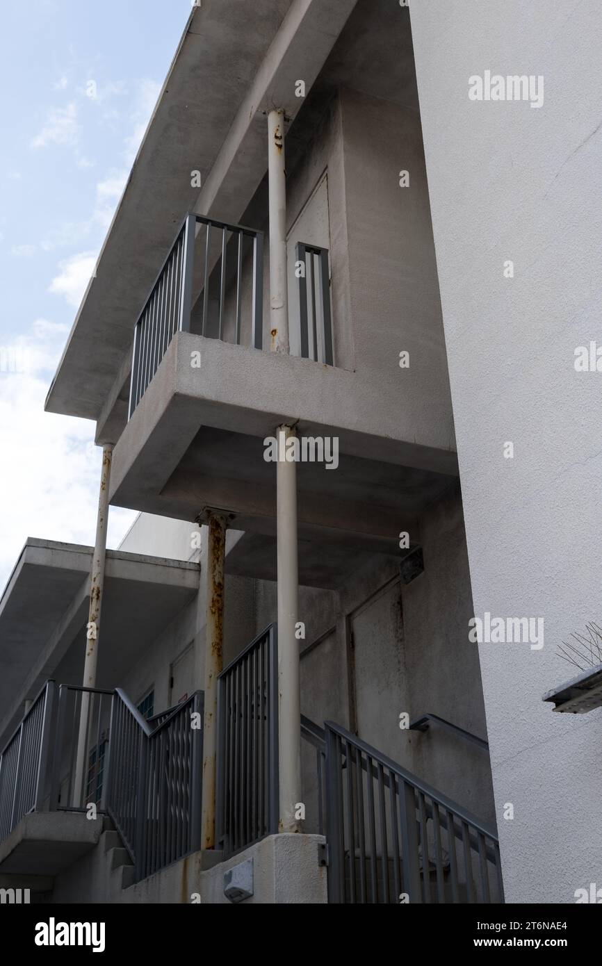 Miami, USA. 24th Oct, 2023. Chainsaw Scarface balcony and stairs on ...