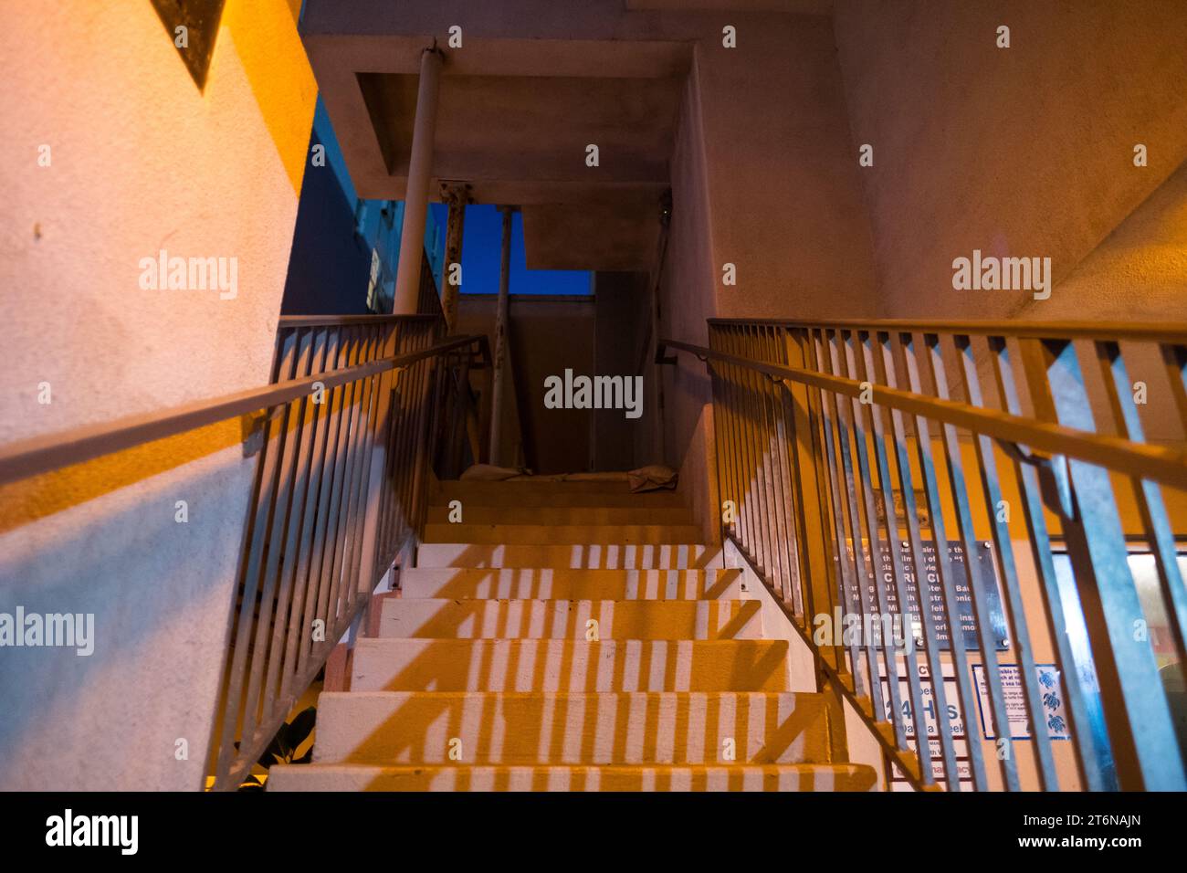 Miami, USA. 22nd Oct, 2023. Chainsaw Scarface balcony and stairs on ...