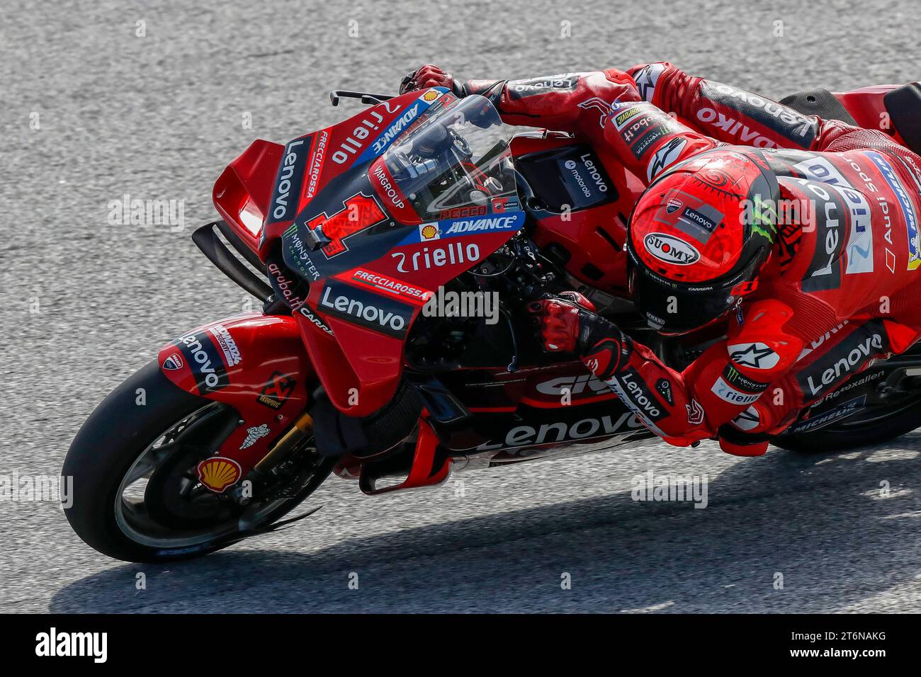 Italian rider Francesco Bagnaia of Ducati Lenovo Team in action during ...