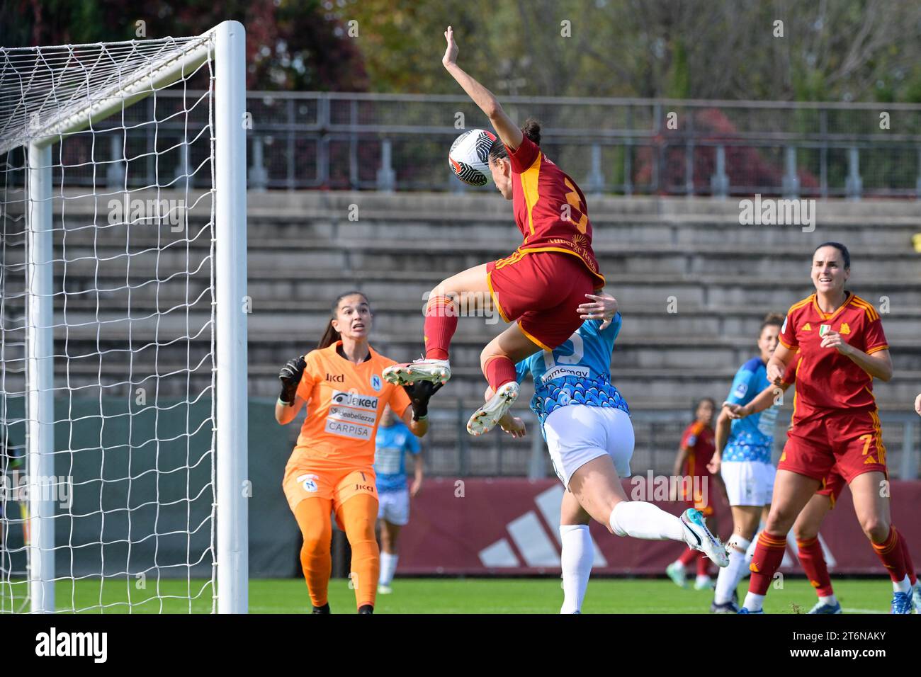 Lucia Di Guglielmo (AS Roma) goal 2-0 during the Italian Football Championship League A Women ...