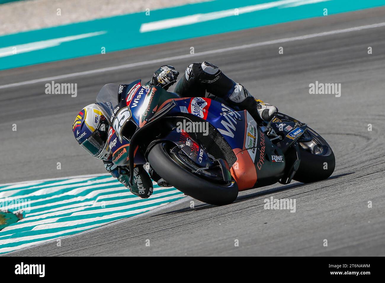 British rider Cal Crutchlow of Yamalube RS4GP Racing Team in action ...