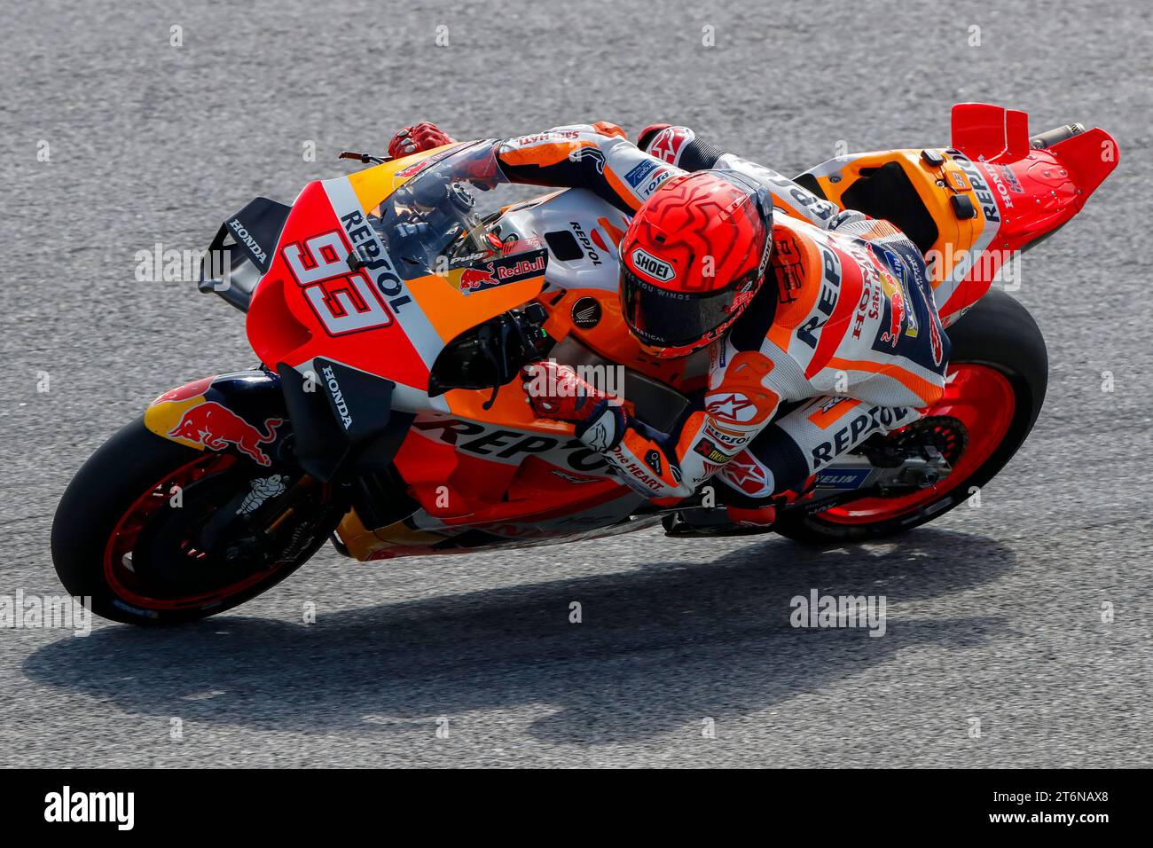Spanish rider Marc Marquez of Repsol Honda Team in action during the ...