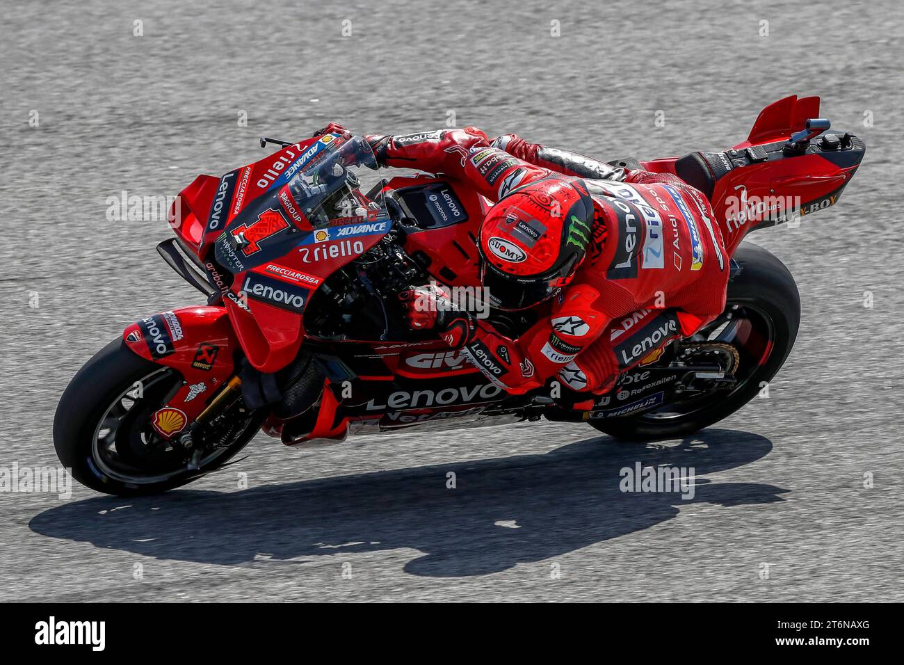 Italian rider Francesco Bagnaia of Ducati Lenovo Team in action during ...