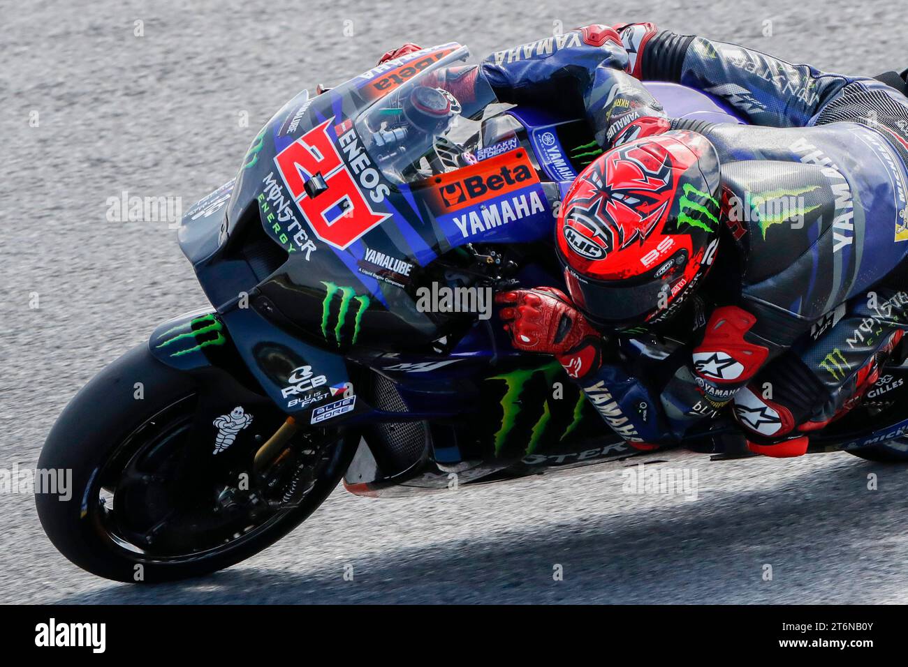 French rider Fabio Quartararo of Monster Energy Yamaha MotoGP in action ...