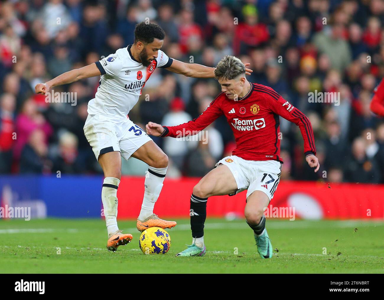 Manchester, England, 11th November 2023. Andros Townsend Sr of Luton ...
