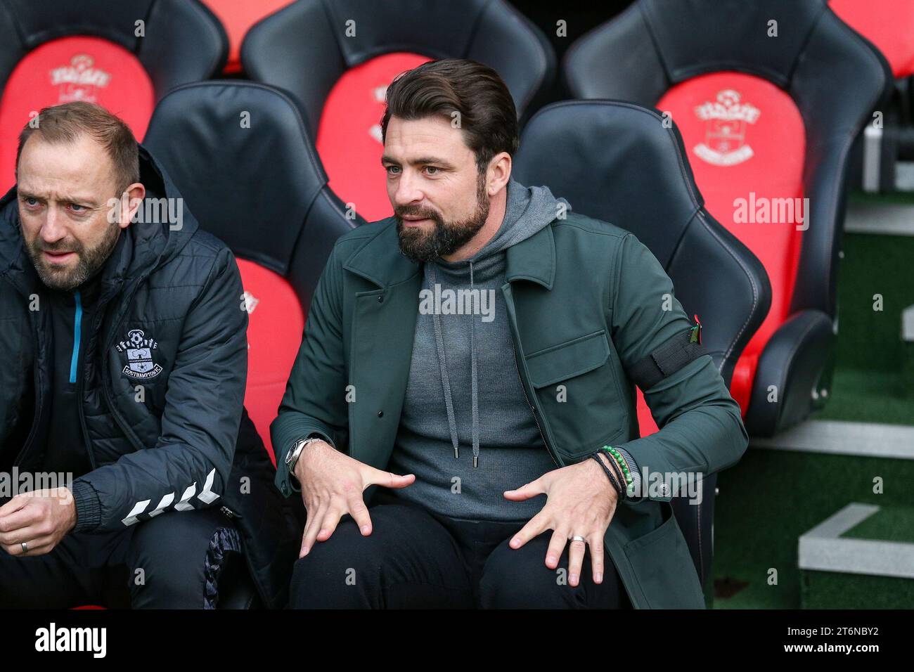 Southampton Manager Russell Martin during the Southampton FC v West ...