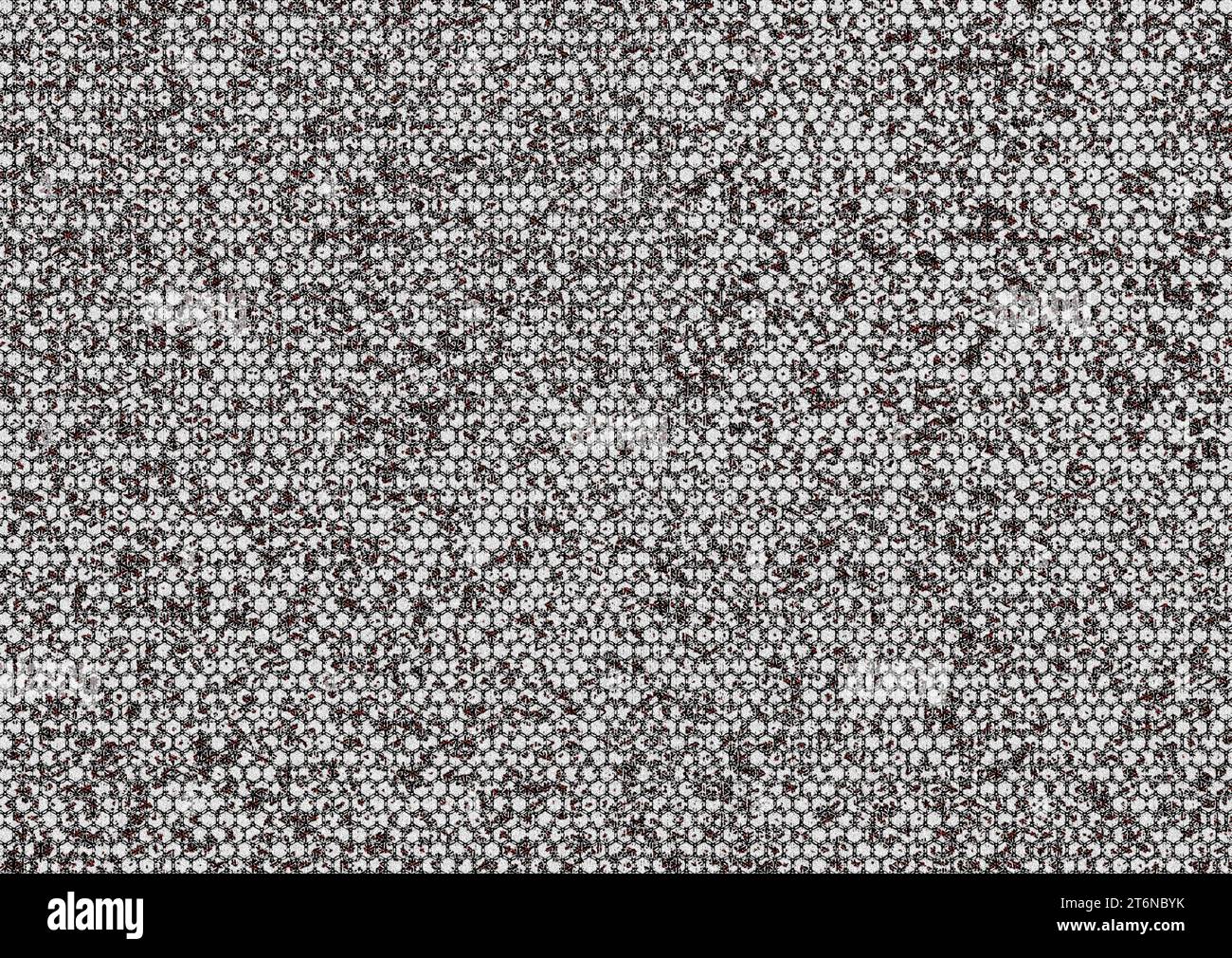 This is a hexagonal pattern with a double cell border in black and ...