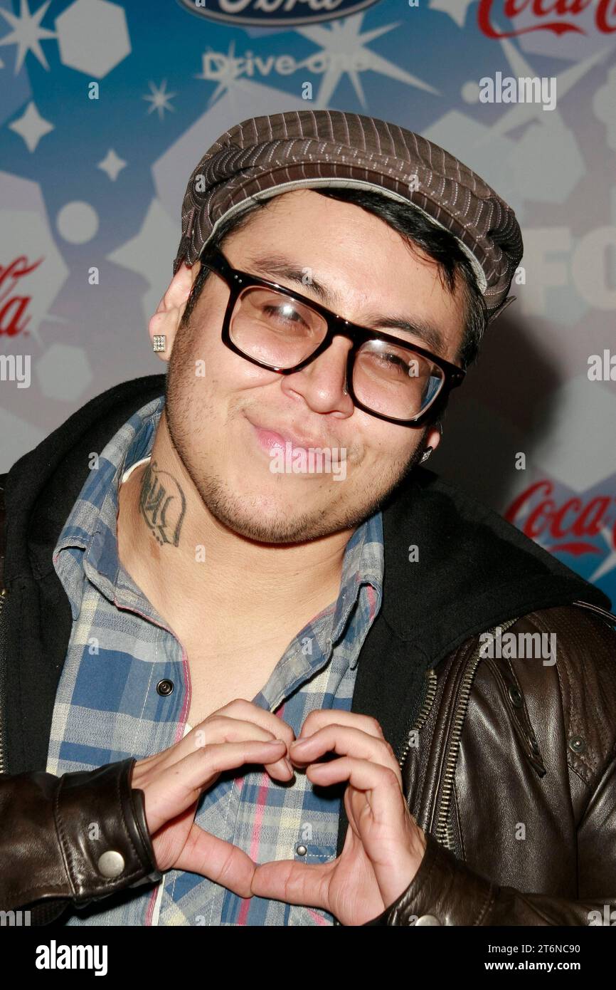 Andrew Garcia at the Top 12 American Idol Finalists Party. Arrivals ...