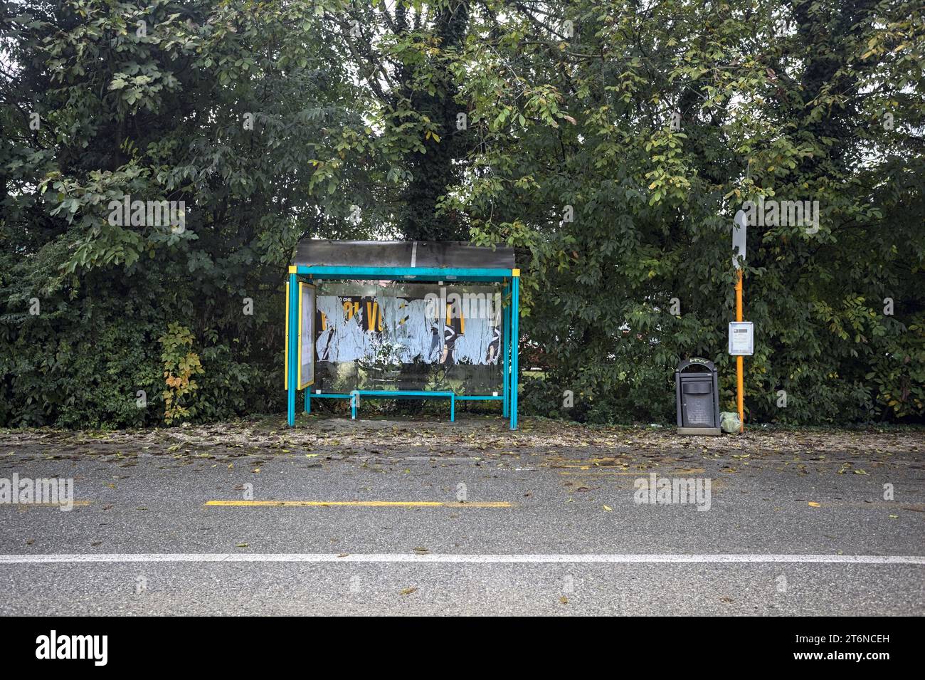 Bus stop billboard trees hi-res stock photography and images - Alamy