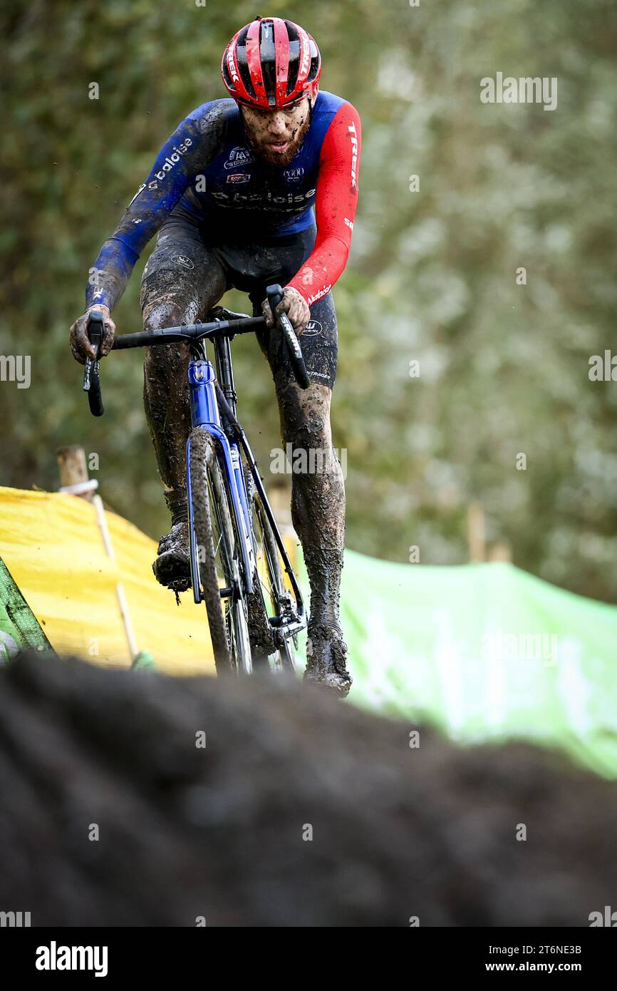 Dutch Joris Nieuwenhuis pictured in action during the men's elite race ...
