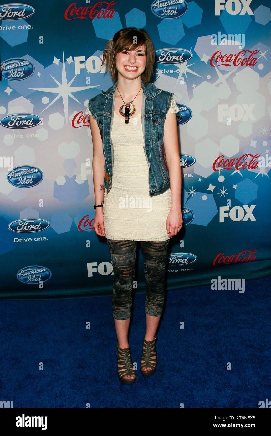Siobhan Magnus at the Top 12 American Idol Finalists Party. Arrivals ...