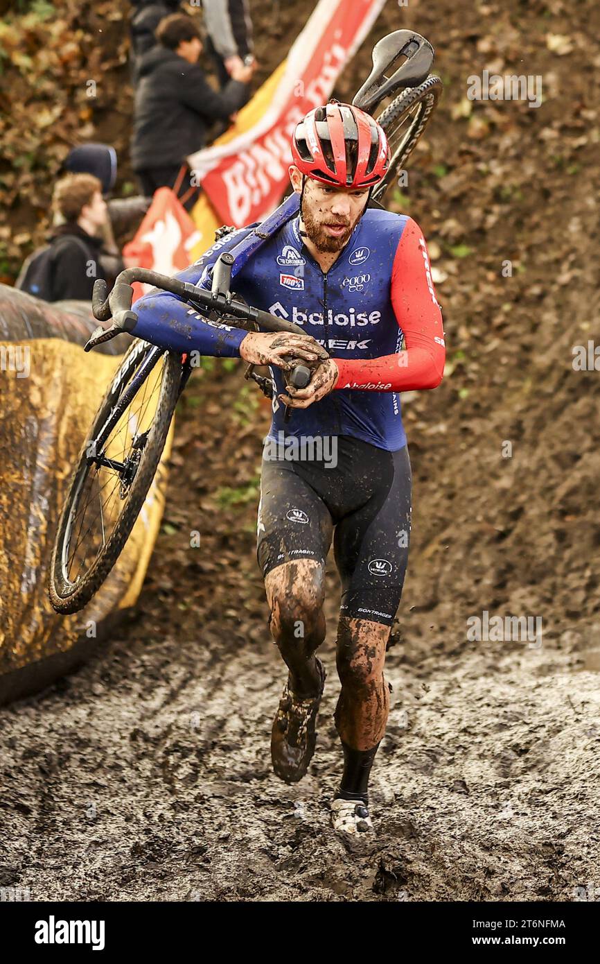 Dutch Joris Nieuwenhuis pictured in action during the men's elite race ...