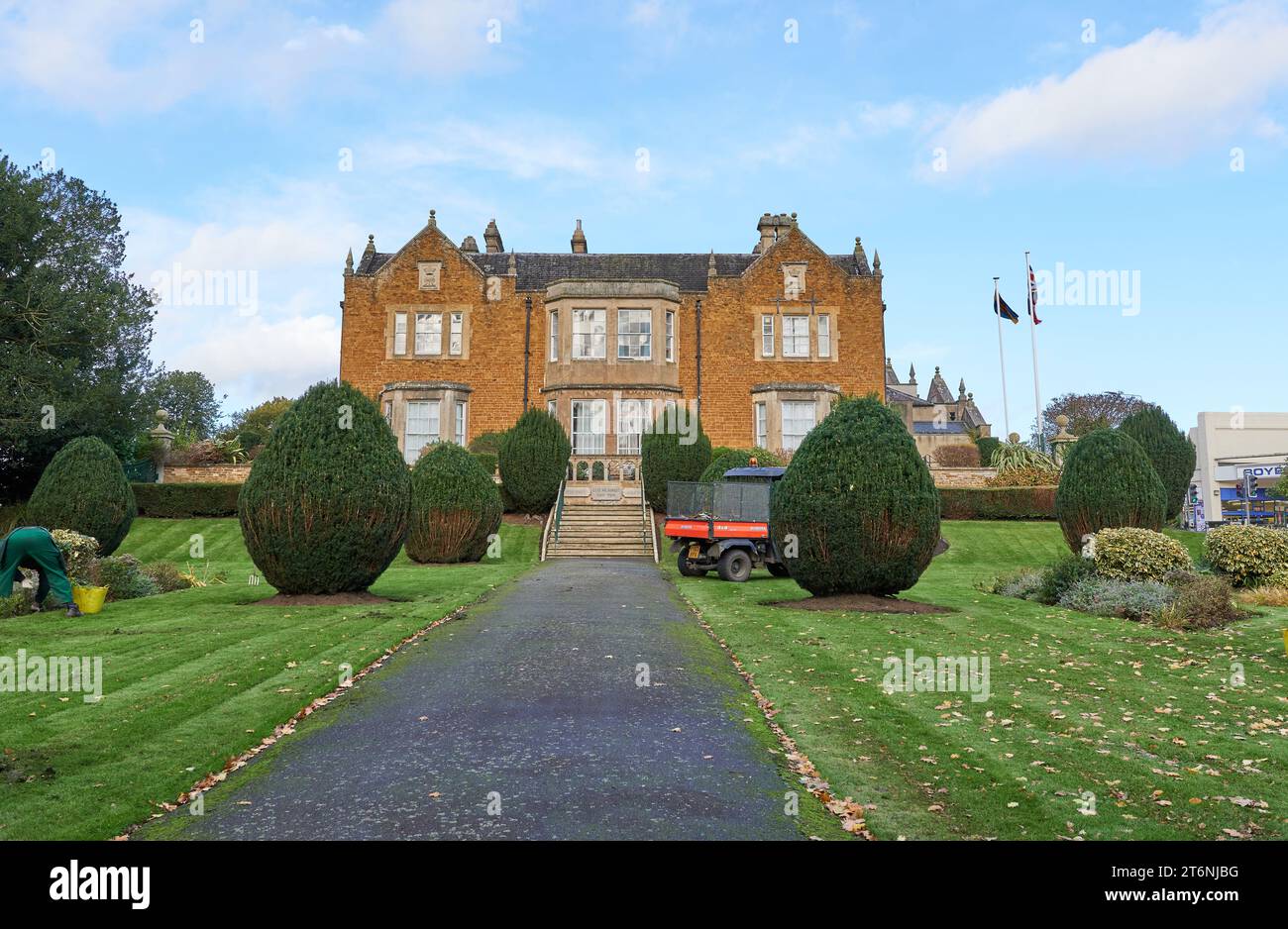 Path leading to the British Legion house in Melton Mowbray, UK Stock ...