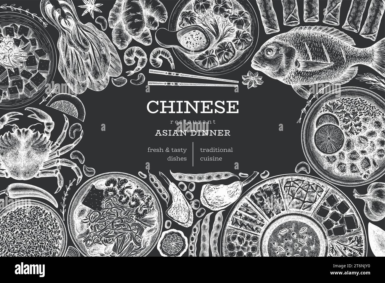 Vintage chinese restaurant menu cover hi-res stock photography and ...