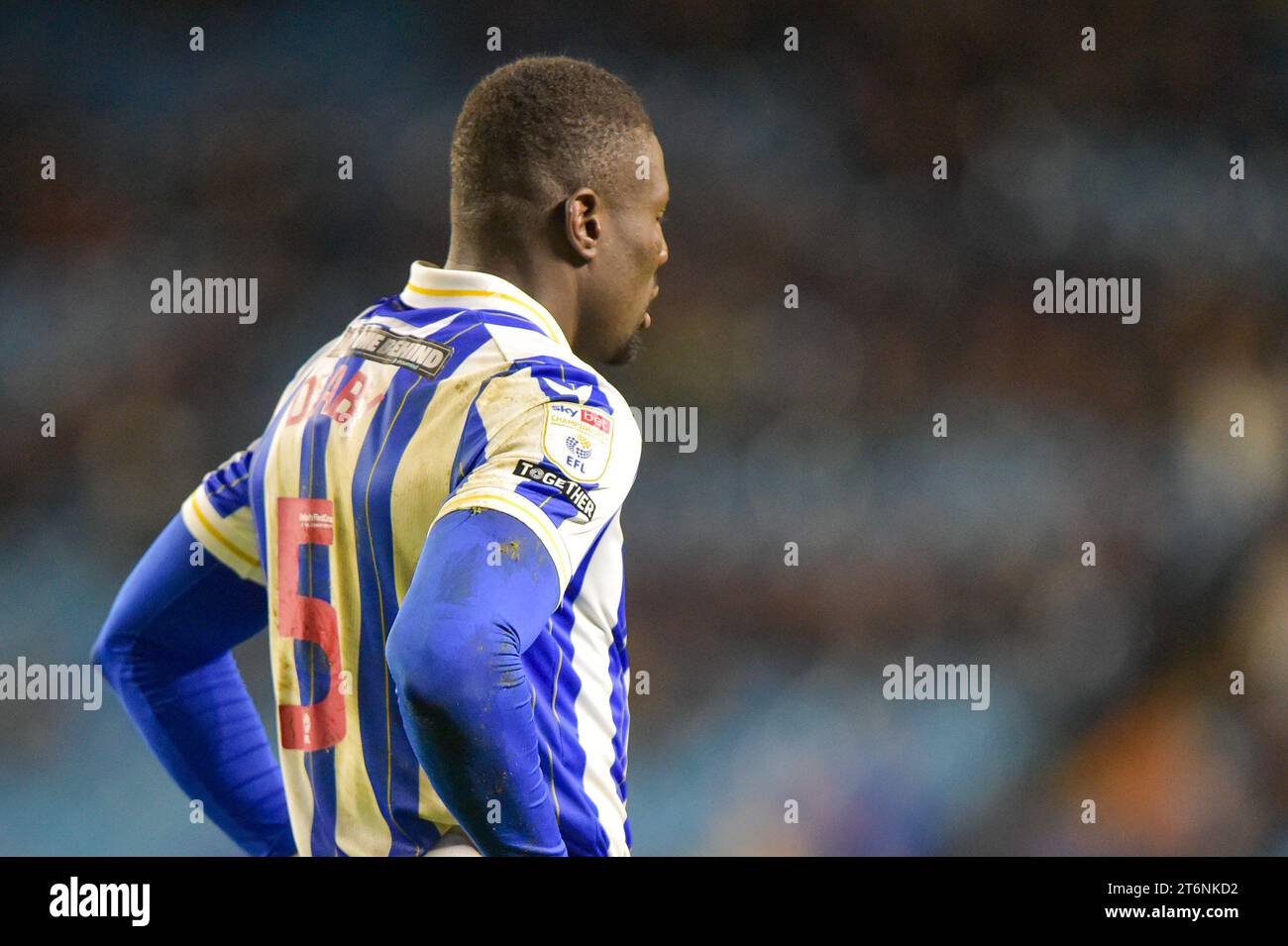Bambo Diaby #5 of Sheffield Wednesday during the Sky Bet Championship ...