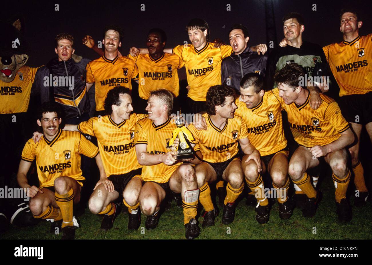 Wolves celebrate winning 3rd Division Championship at Molineux 1989 ...