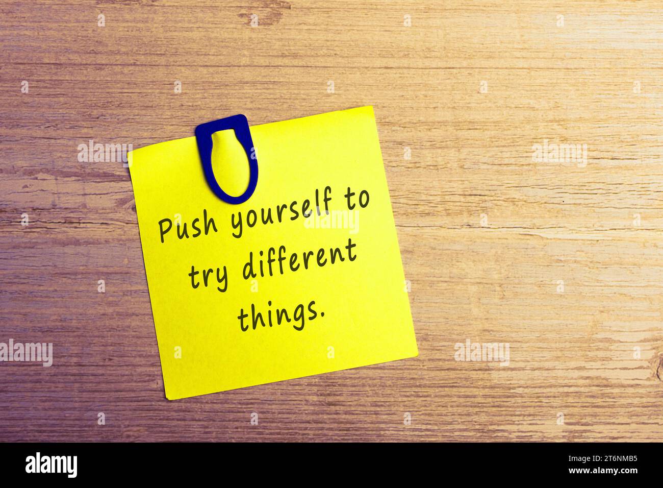 Inspirational quotes - Push yourself to try different things on yellow ...