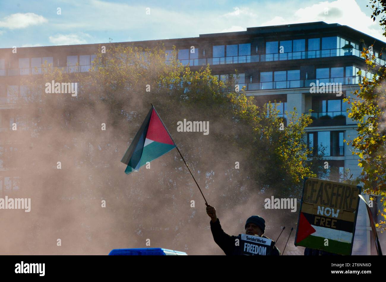 scenes from the mass anti war pro ceasefire demonstration in central ...