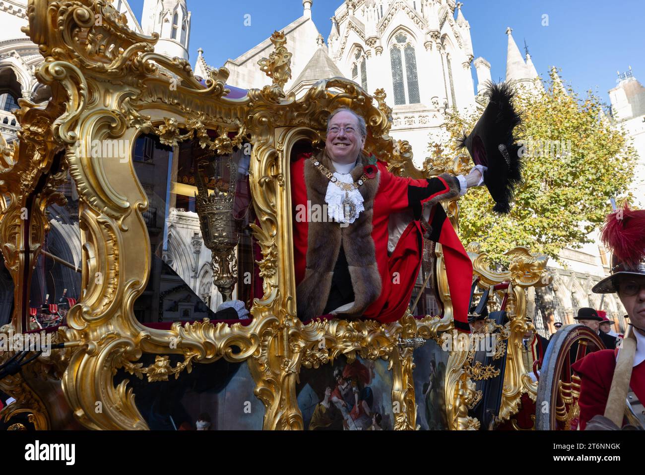 London, UK. 11 Nov 2023. The New Lord Mayor, Alderman Michael Mainelli ...