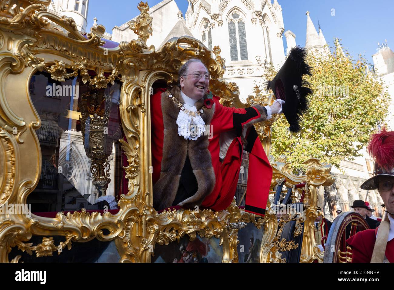 London, UK. 11 Nov 2023. The New Lord Mayor, Alderman Michael Mainelli ...