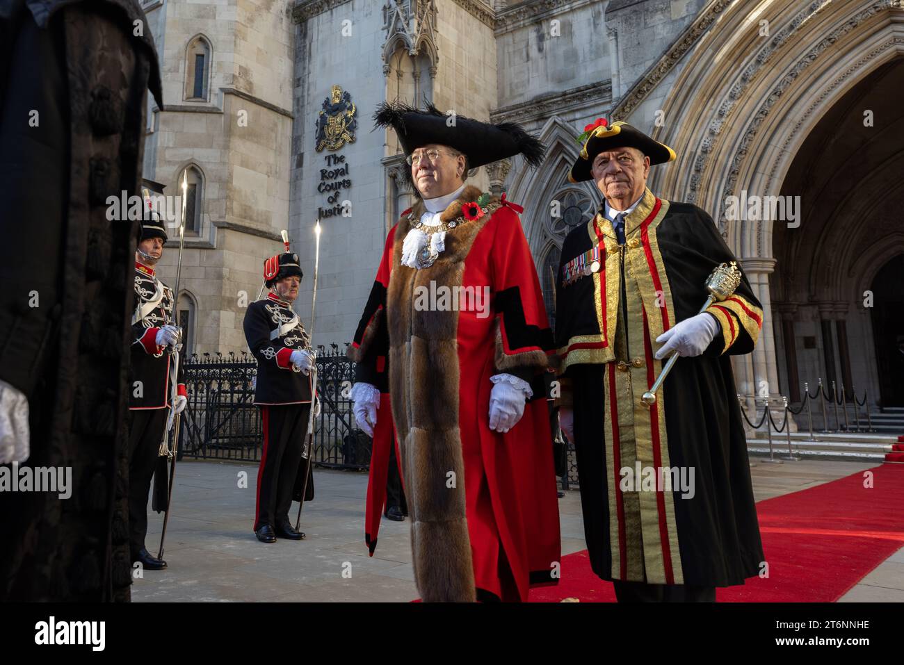 London, UK. 11 Nov 2023. The New Lord Mayor, Alderman Michael Mainelli ...