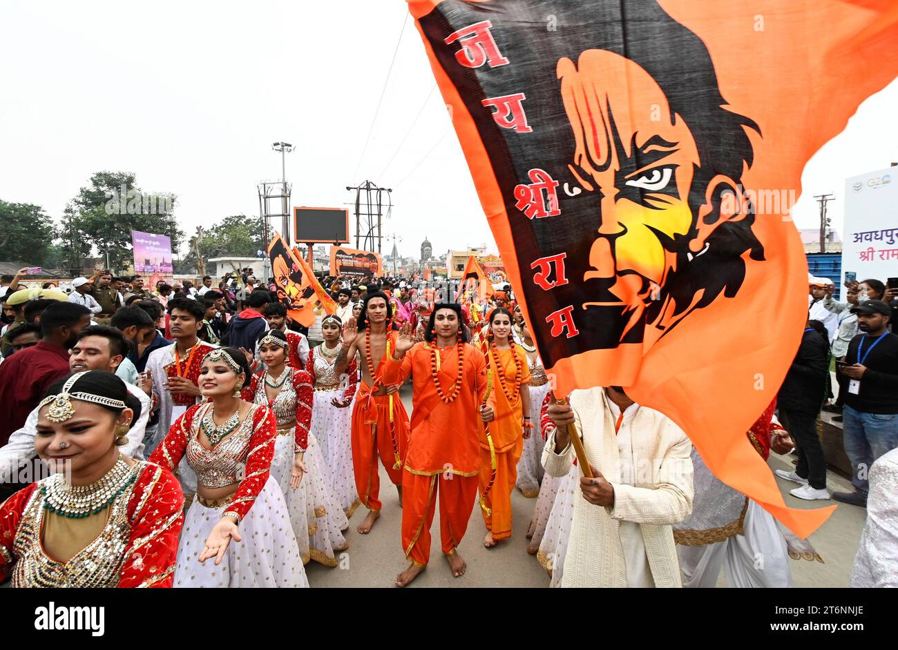 AYODHYA, INDIA – NOVEMBER 11: People of Ayodhya participating in 'Ram ...