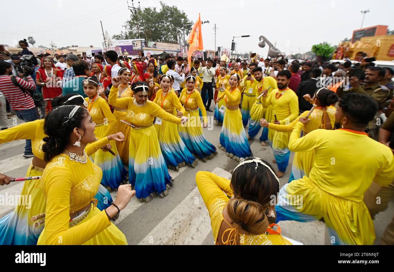AYODHYA, INDIA – NOVEMBER 11: People of Ayodhya participating in 'Ram ...