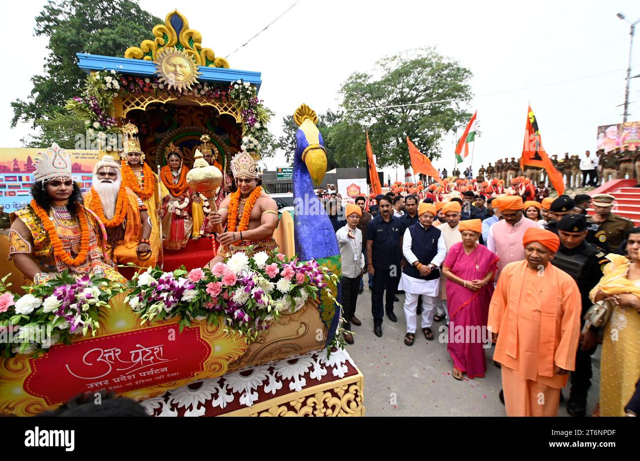 Ayodhya India November 11 Uttar Pradesh Governor Anandiben Patel