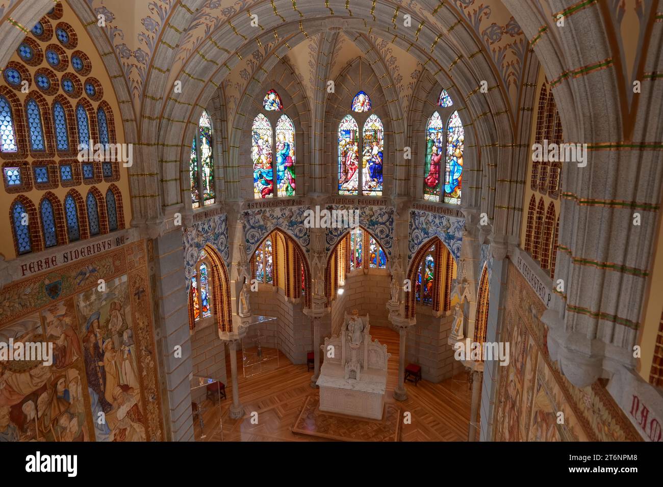 interior of the Bishop's palace designed by Antonio Gaudi, Astorga ...