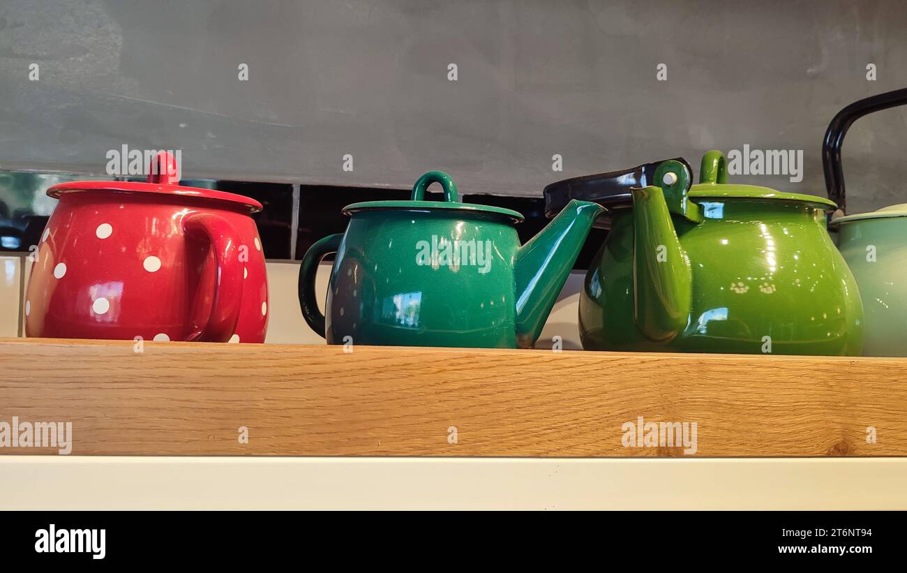Teapot multi colored hi-res stock photography and images - Alamy