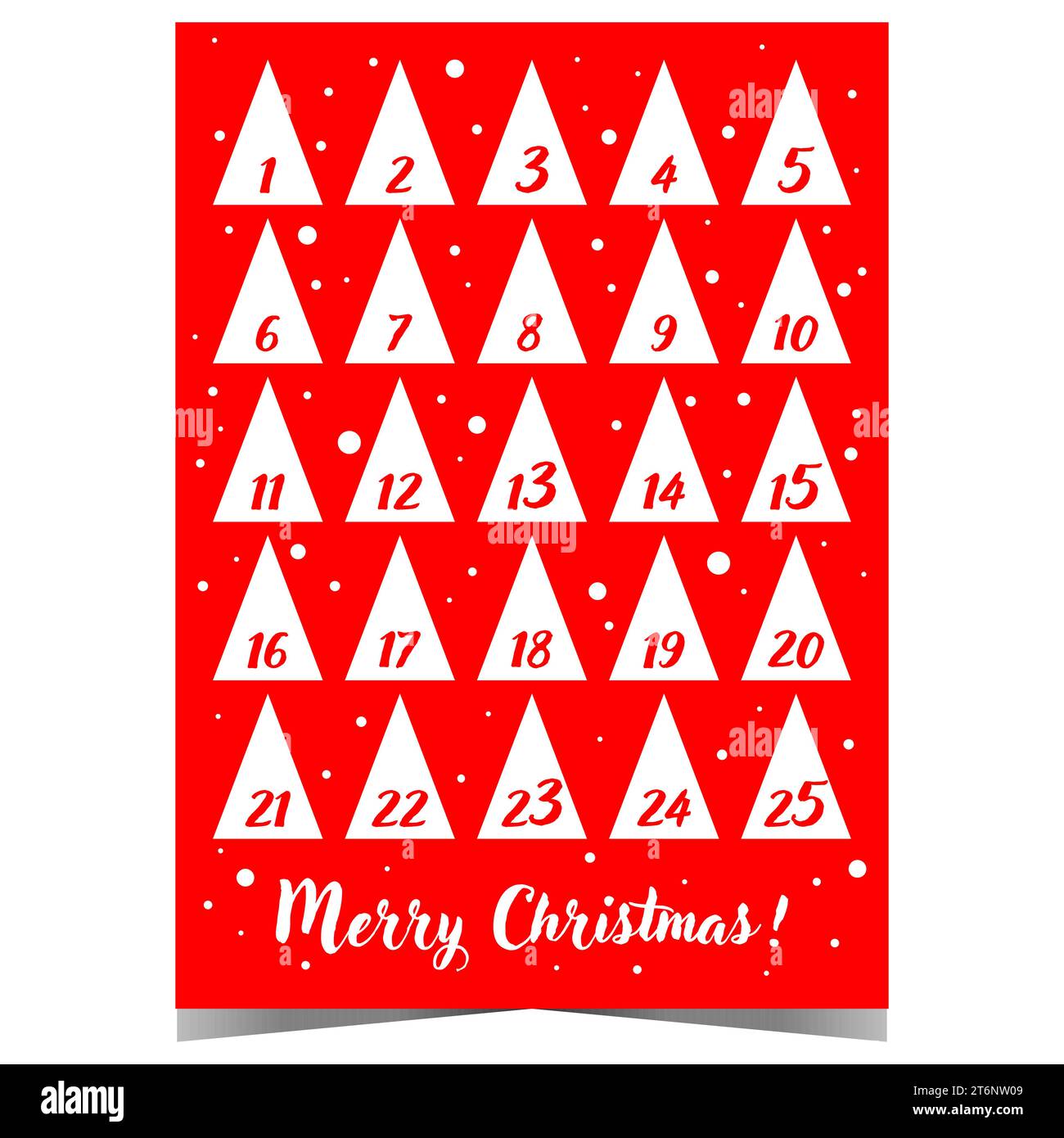 Days until christmas Stock Vector Images - Alamy