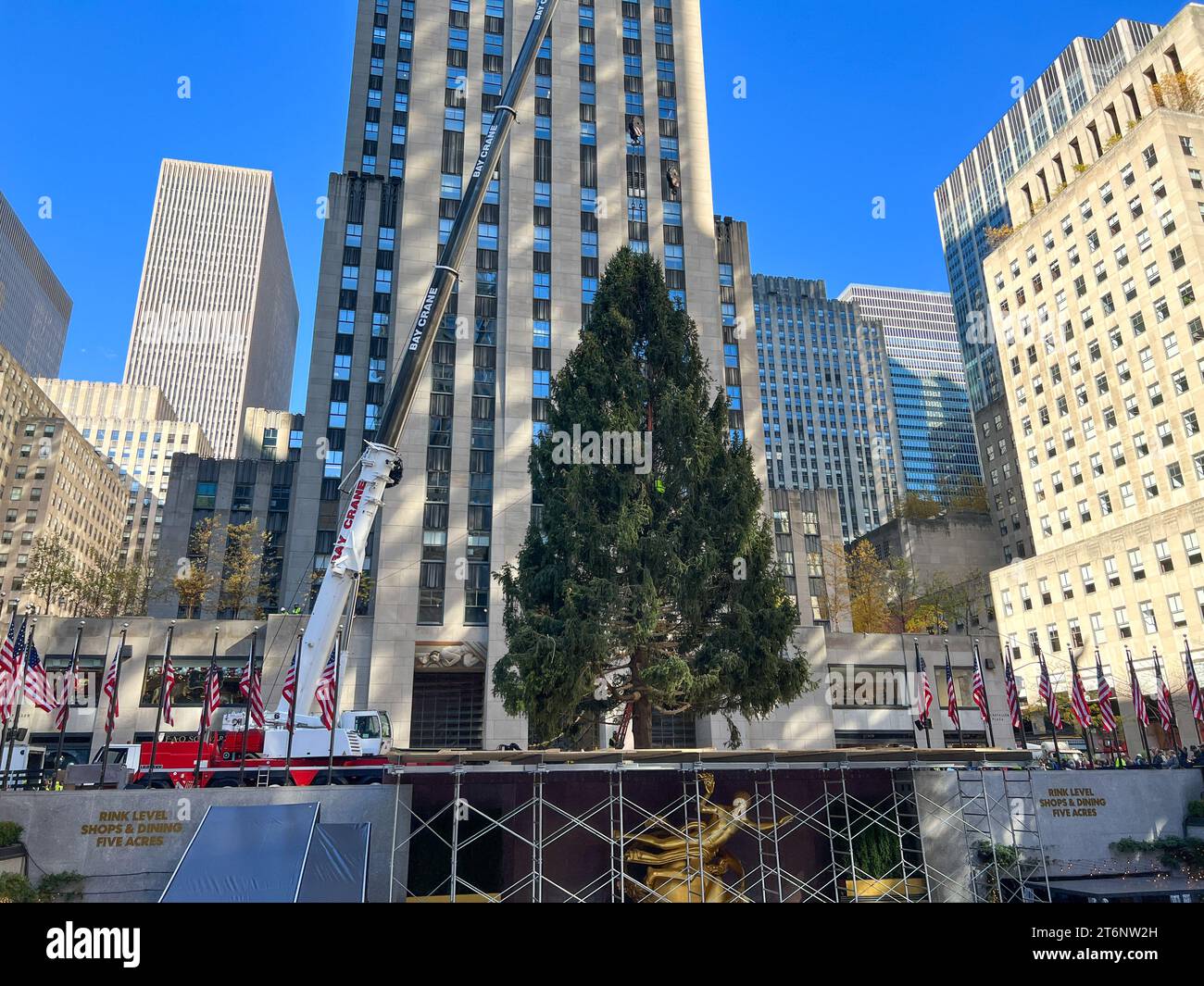New York City, United States. 11th November, 2023. Rockefeller Center ...
