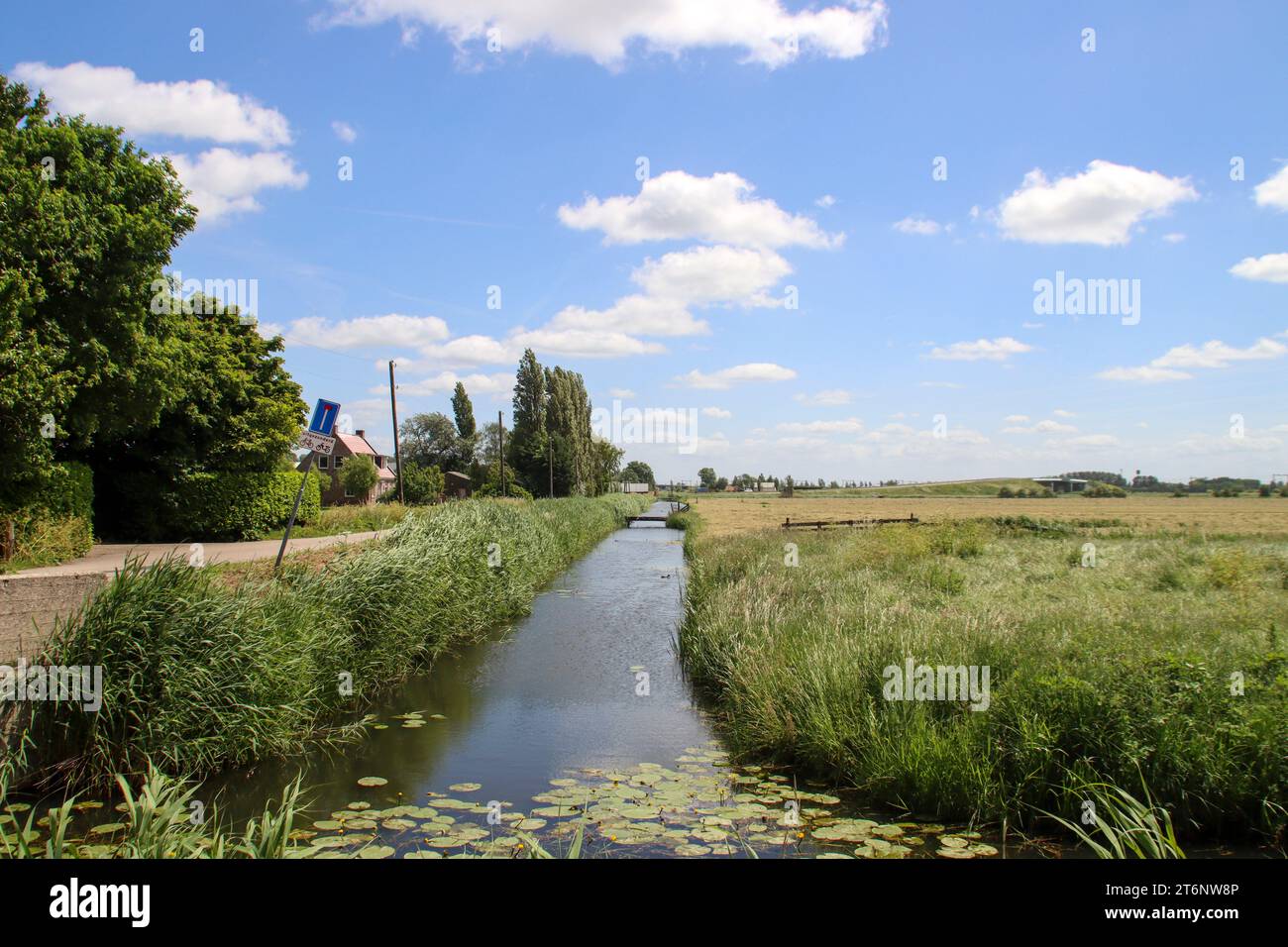 Zuidplaspolder in the Netherlands, The lowest area in western Europa ...
