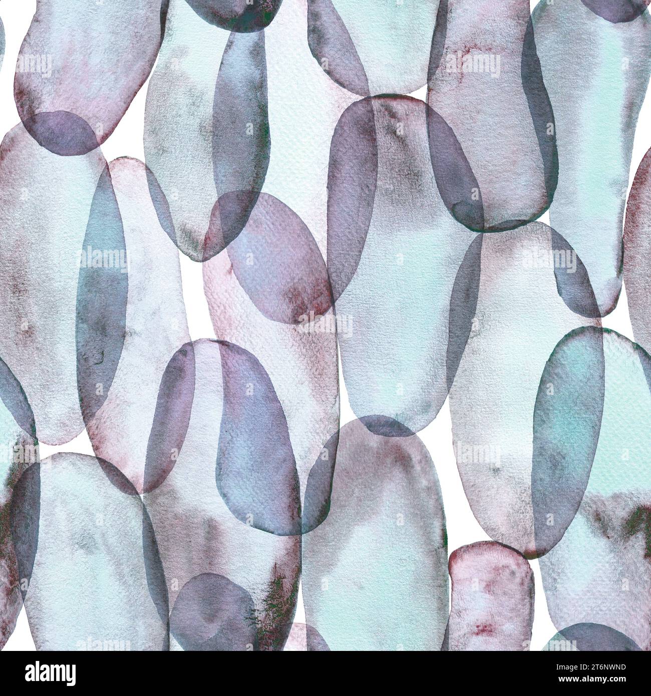 Abstract watercolor ellipses stain forms color background. Hand drawn ...
