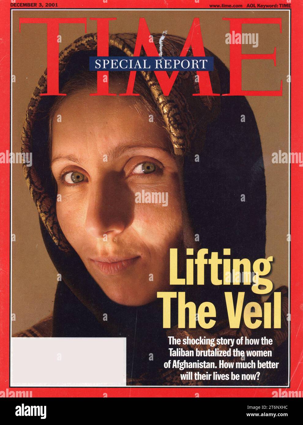 Vintage "Time" magazine 3 December 2001 issue Cover, USA Stock Photo ...