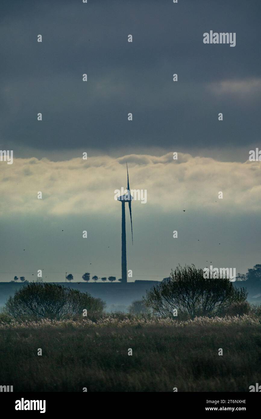 onshore wind farm, wind turbine, East Somerton, Norfolk Stock Photo - Alamy