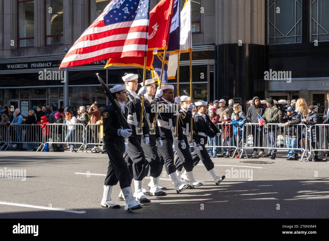11 November 2023 Veterans Day Parade on Fifth Avenue in New York City ...
