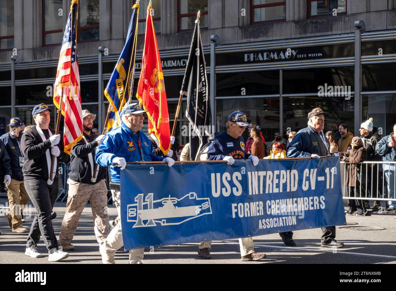 11 November 2023 Veterans Day Parade on Fifth Avenue in New York City ...