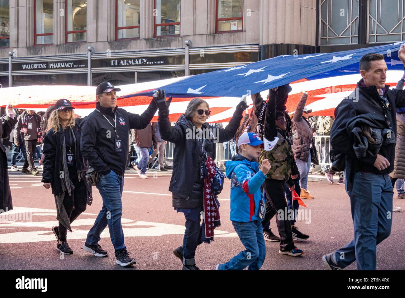 11 November 2023 Veterans Day Parade on Fifth Avenue in New York City ...